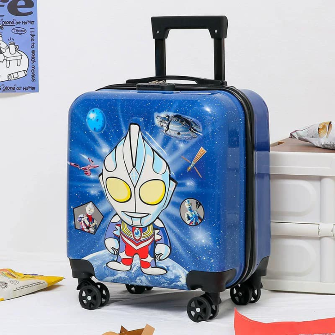 Buy Alien Blue 3D Cartoon Kids Luggage Bag 18 inch Price in Pakistan ...