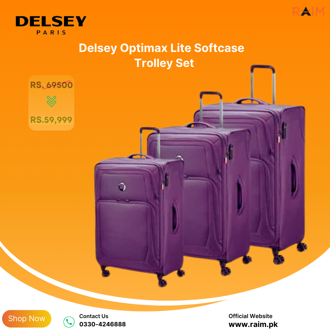 Buy Delsey Optimax Lite Trolley Purple Price in Pakistan– Raim.pk