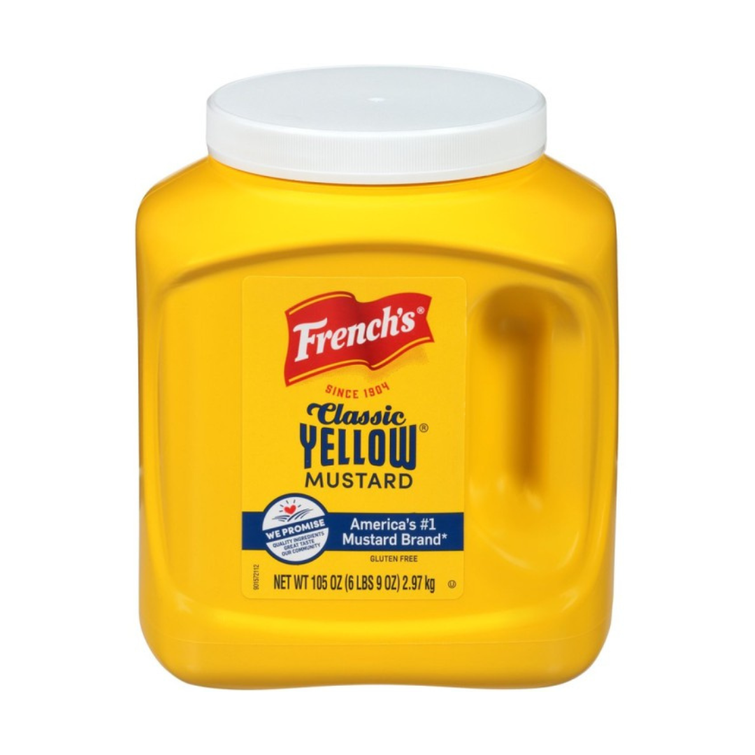buy French Yellow Mustard Gallon 105OZ/2.97Kg in Pakistan– Raim.pk