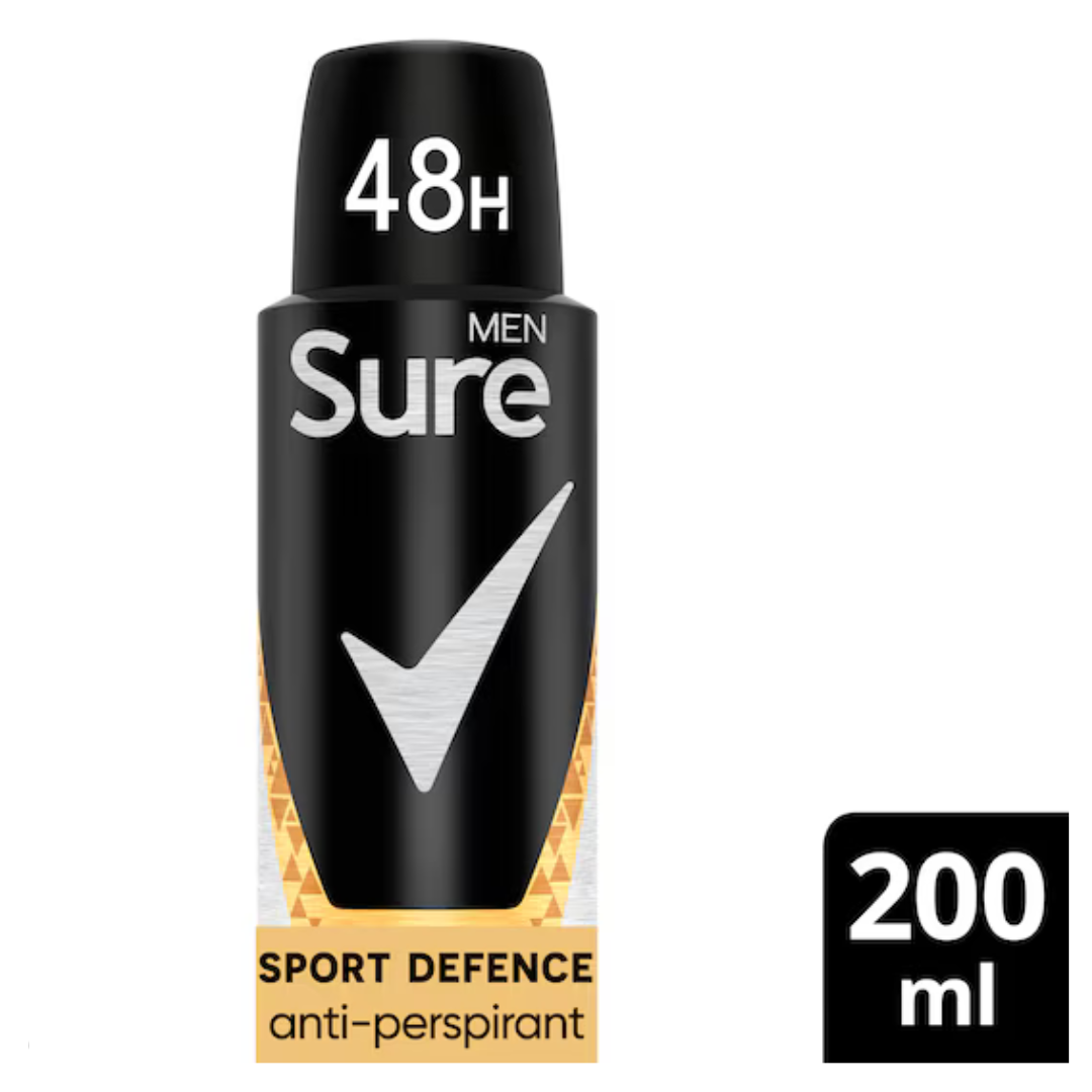 Buy Sure Men Sport Defence Body Spray 200ml Price in Pakistan– Raim.pk