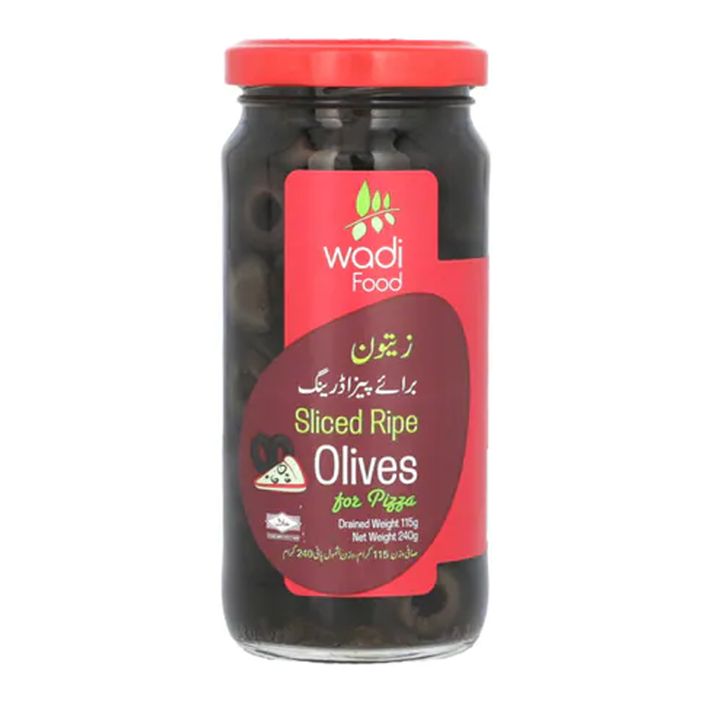 Buy Wadi Food Olive Black Slice 240g Price in Pakistan– Raim.pk